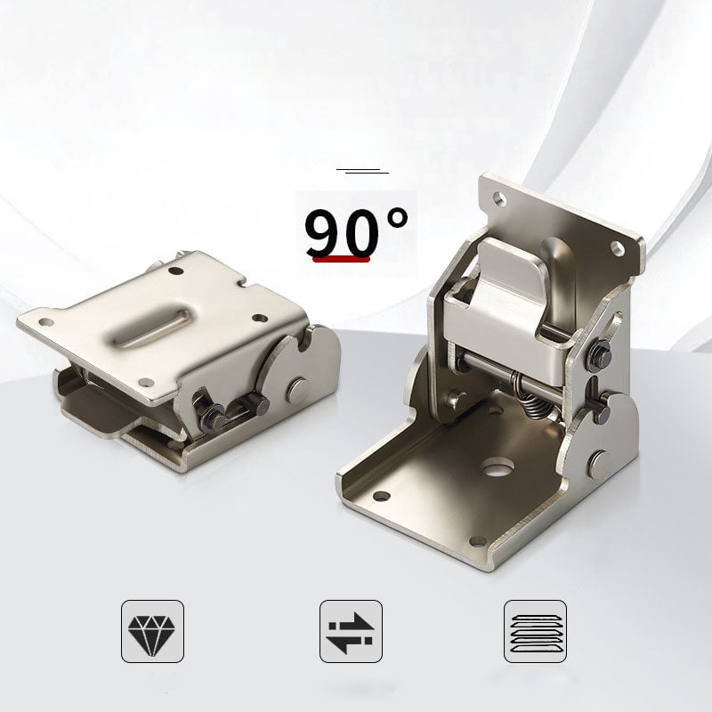 Saker 90 Degrees Self-locking Folding Hinge Anti-corrosion Invisible C – peonlyshop