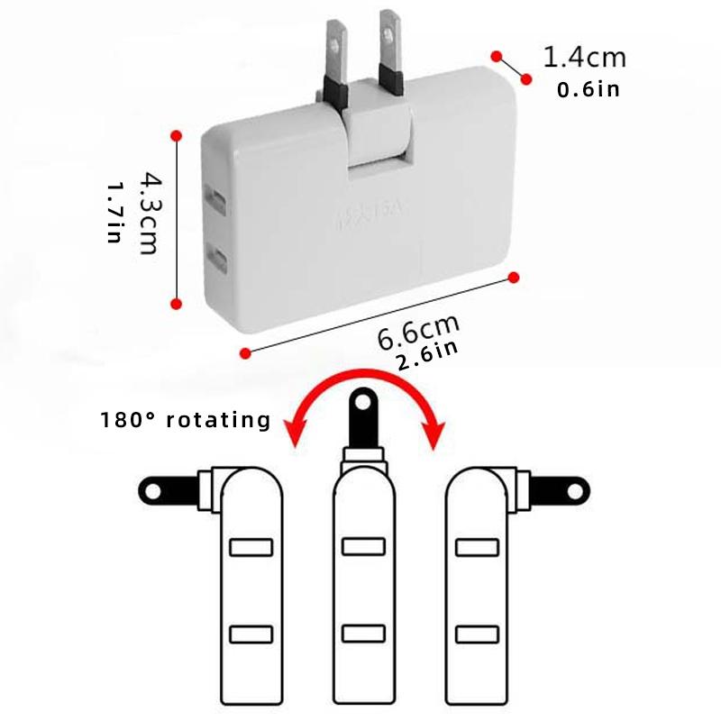Rotatable Socket Converter – peonlyshop
