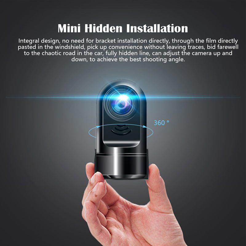 1080P HD 360° Rotating Mini ADAS Dashcam – peonlyshop