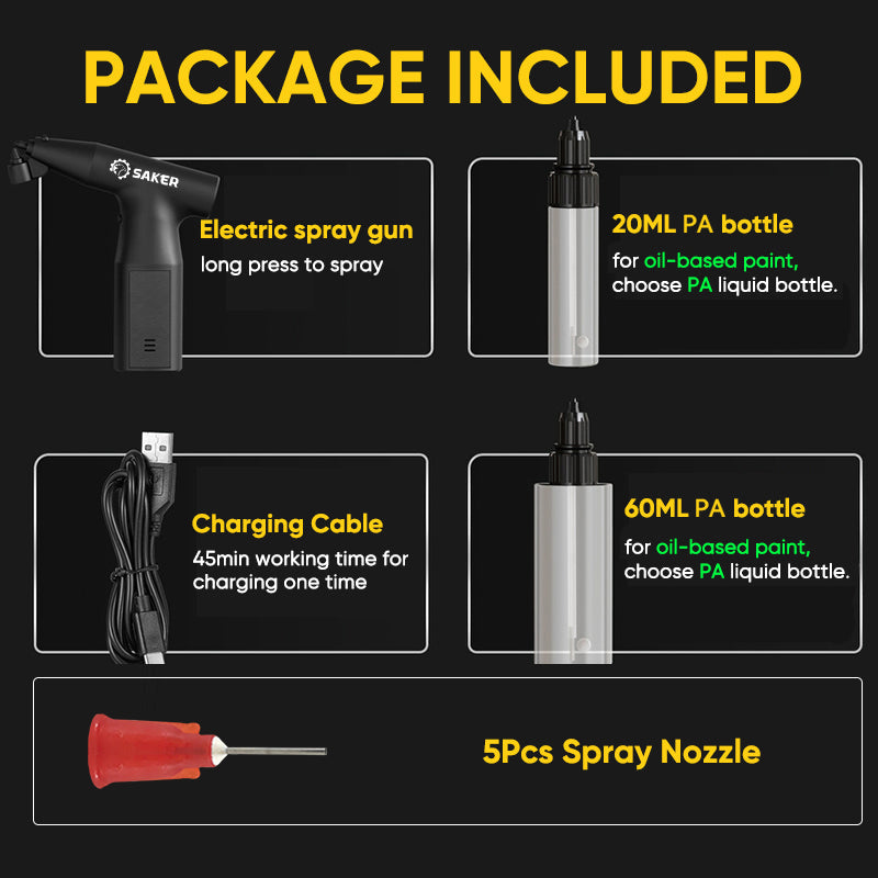 SAKER® Electric Spray Paint Gun – peonlyshop