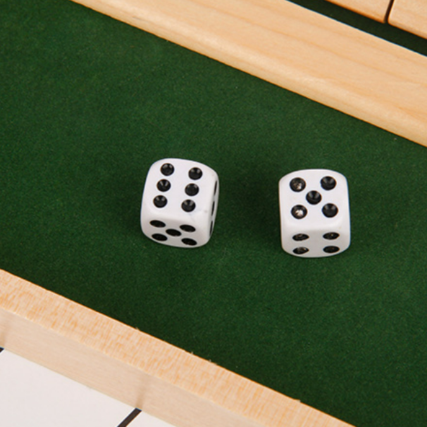 Shut The Box Game - Fun Table Math Game for Adults & Kids – peonlyshop