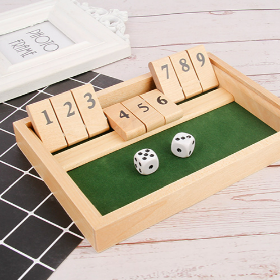 Shut The Box Game - Fun Table Math Game for Adults & Kids – peonlyshop