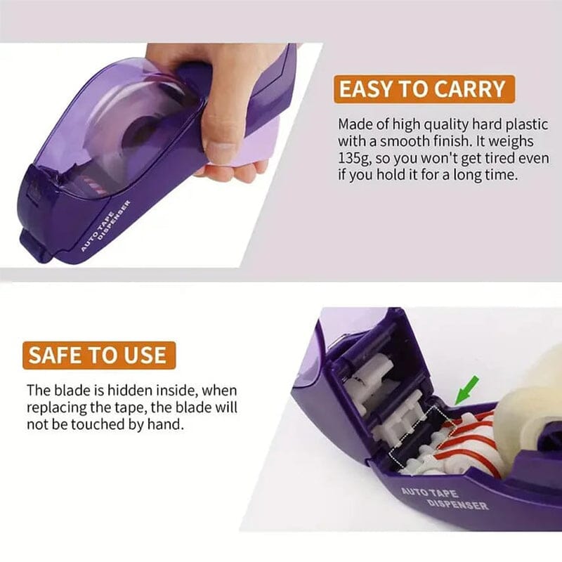 Automatic Tape Dispenser, All-inclusive Handheld Tape Cutter – peonlyshop